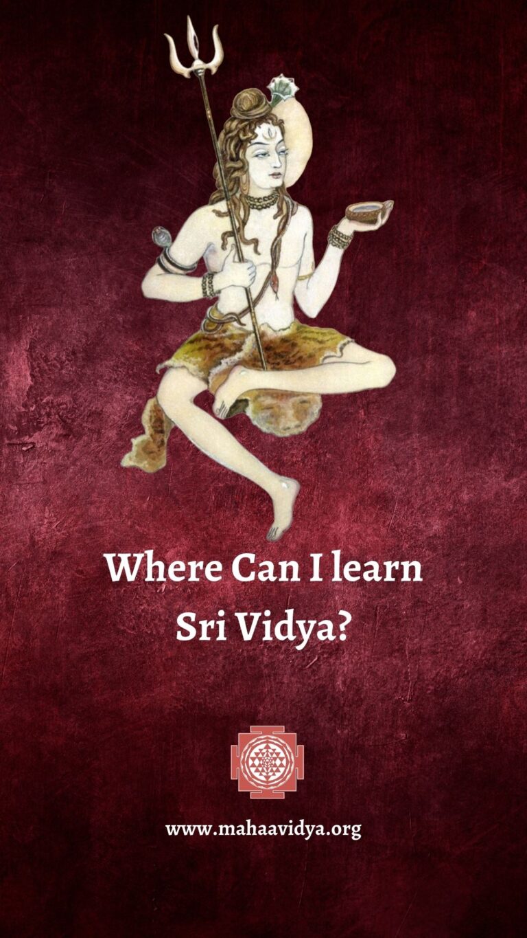 Where Can I Learn Sri Vidya Sadhana? - Mahavidya Sadhana Centre