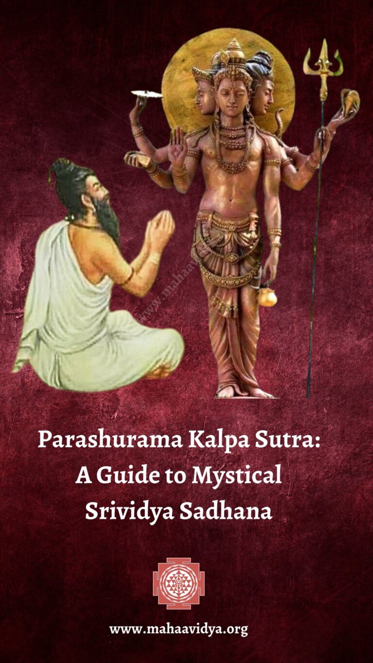 Parashurama Kalpa Sutra: A Guide to Srividya Sadhana - Mahavidya ...